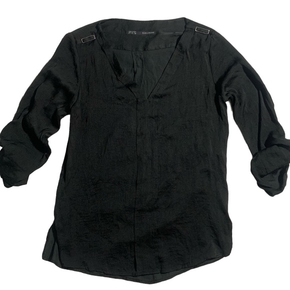 Zara | Tops | Zara Basic Blouse | Poshmark